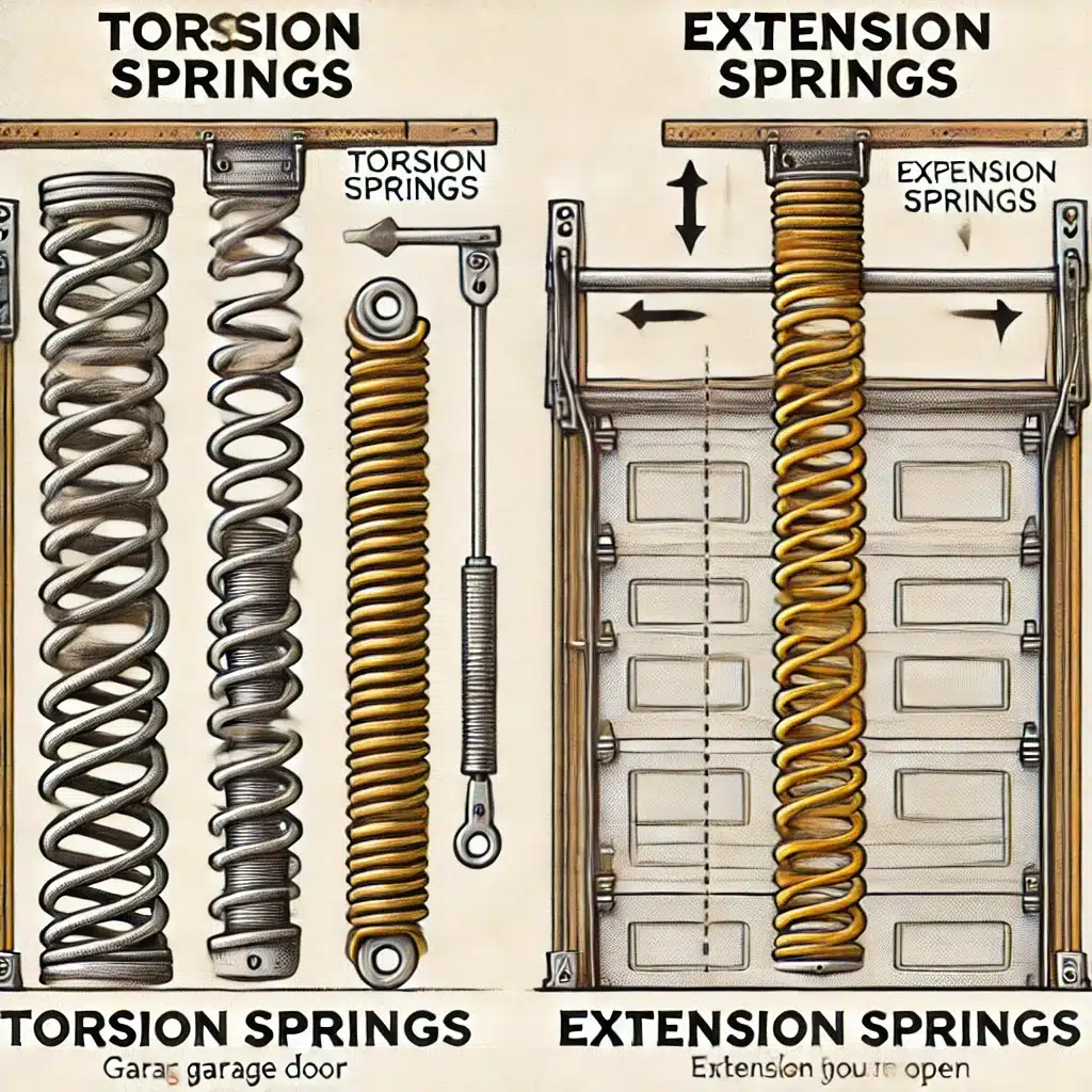 Types of Garage Door Springs (2024 Repair & Replacement Tips)